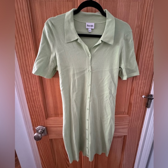 sundeh | Dresses | Sundeh Knit Green Dress | Poshmark
